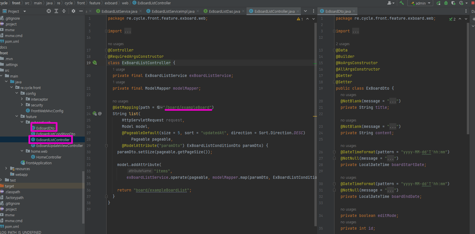 [Spring Boot]Controller, Service, Repository의 흐름