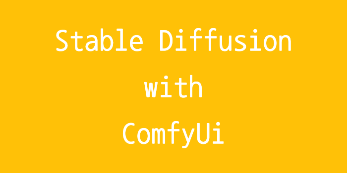 [Study] ComfyUi + Stable Diffusion 사용기