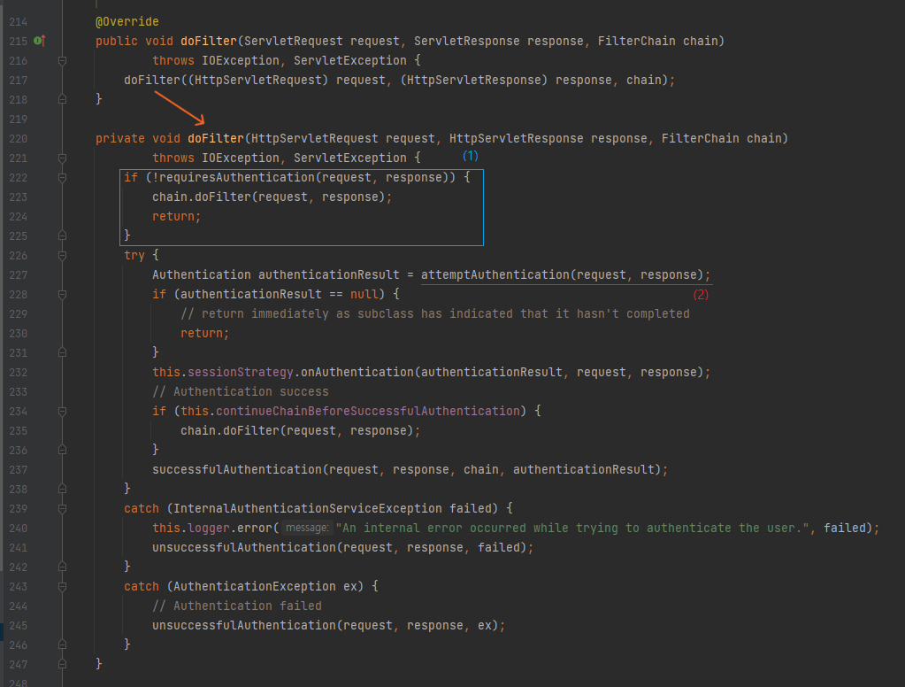 코드로 보는 Spring Security의 인증 처리 흐름