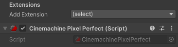 [TIL] Cinemachine Pixel Perfect