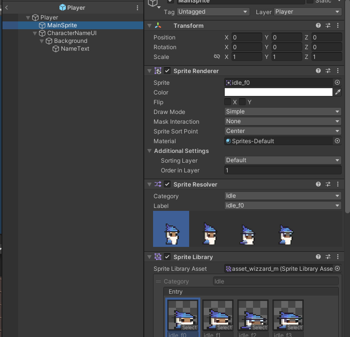 [TIL] Unity Sprite Swap (Sprite Library / Sprite Resolver) 맛보기