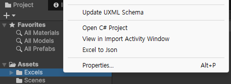 [TIL] Excel To Json 엑셀을 Json 으로 변환해주는 Unity 내장 기능 만들기^^