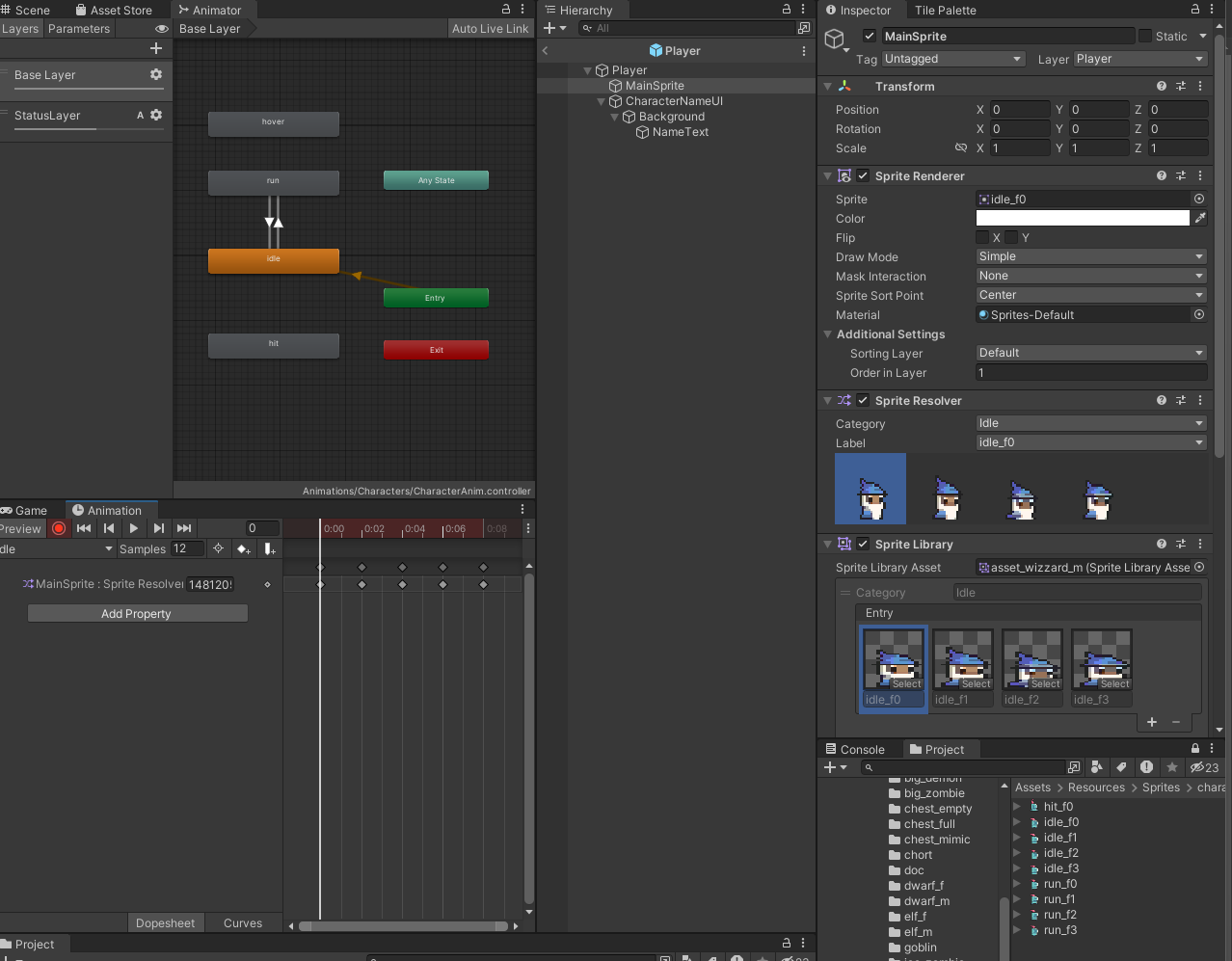 [TIL] Unity Sprite Swap (Sprite Library / Sprite Resolver) 맛보기