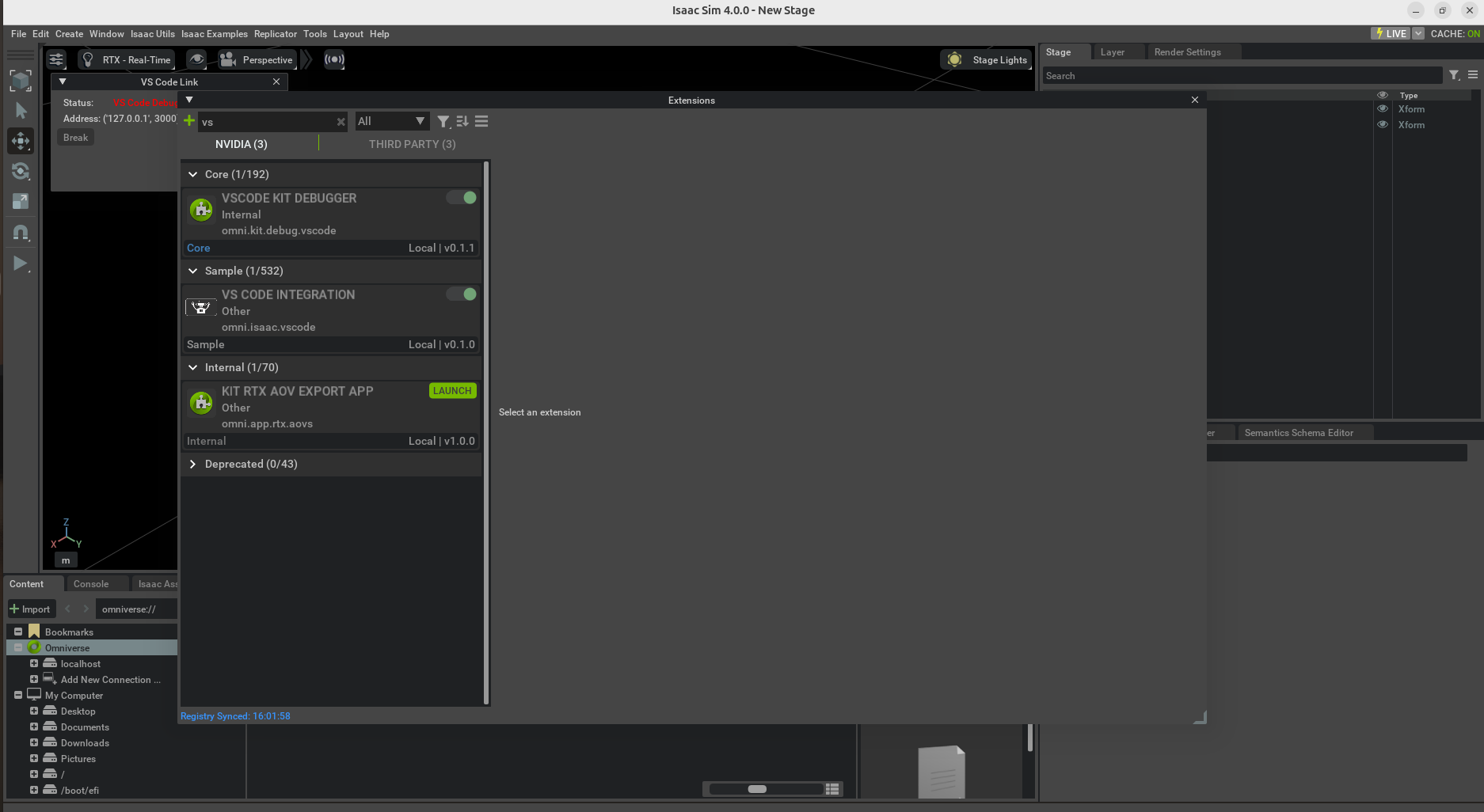 NVIDIA Omniverse Isaac Sim 3.1 Running Python Code from External Editors