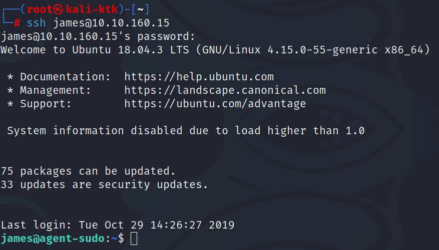 TryHackMe : Agent Sudo