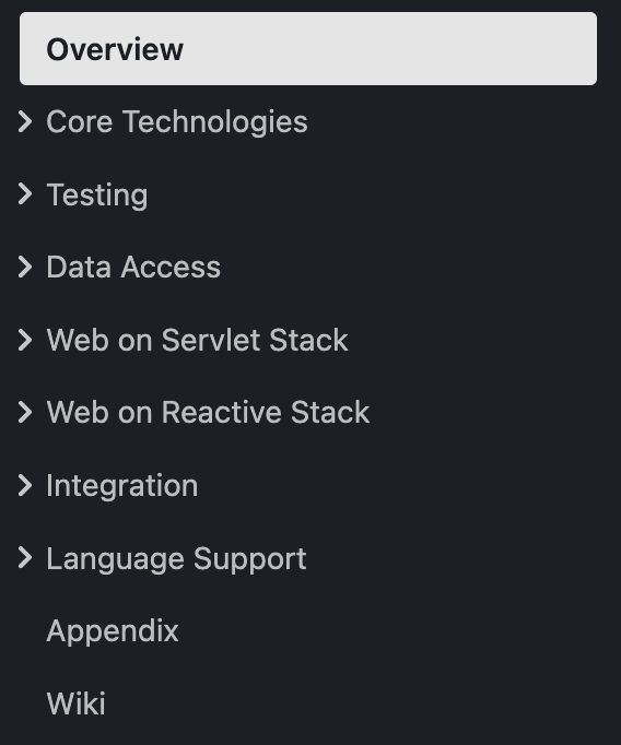 Java / Spring 개요