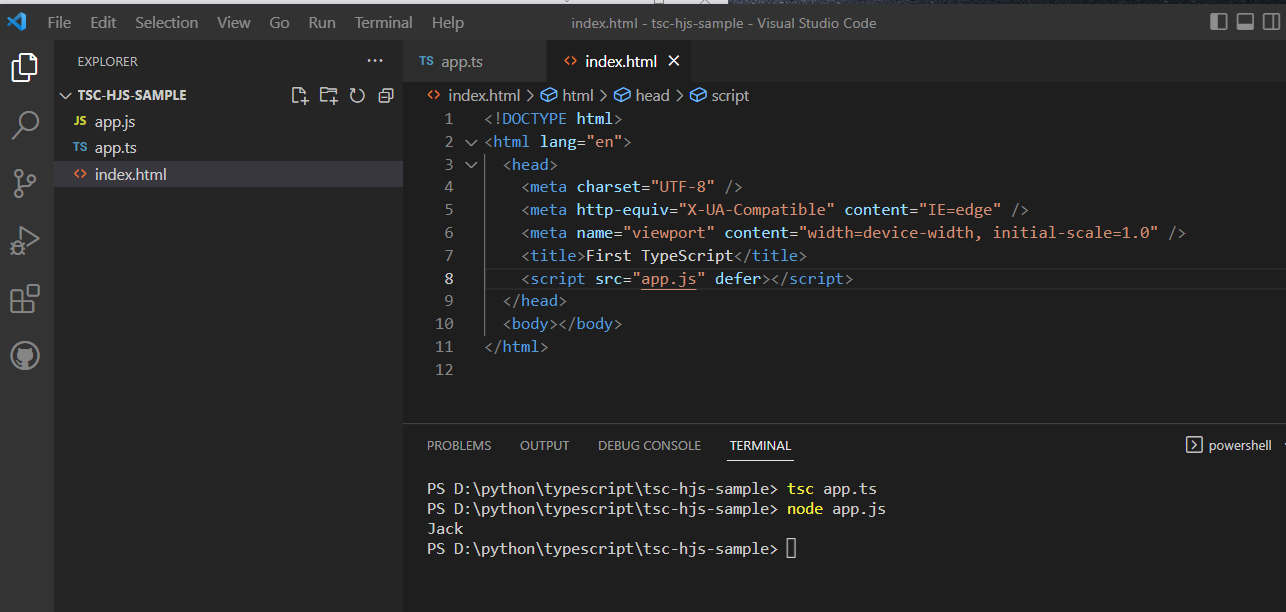 타입스크립트typescript 개발 환경 및 설치