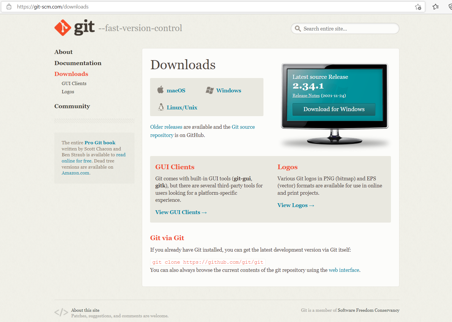 Windows에서 git 사용하기