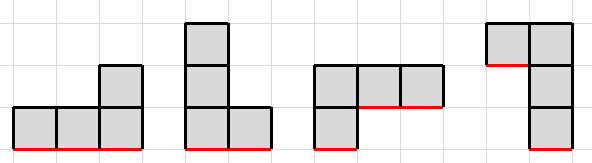 [백준/BOJ] 3019 [G5] - 테트리스
