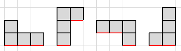 [백준/BOJ] 3019 [G5] - 테트리스