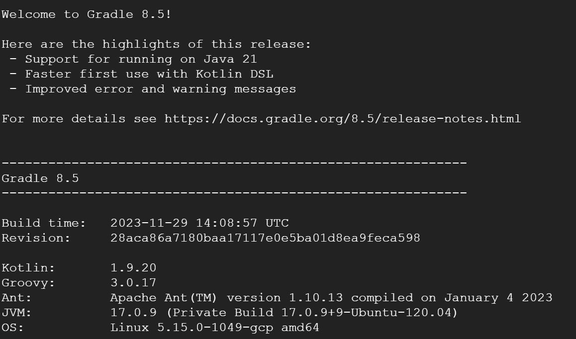 [GCP] 우분투에서 JAVA17, Git, Gradle 설치