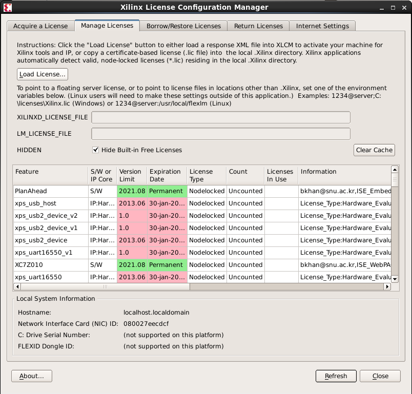 [Xilinx] License Troubleshooting