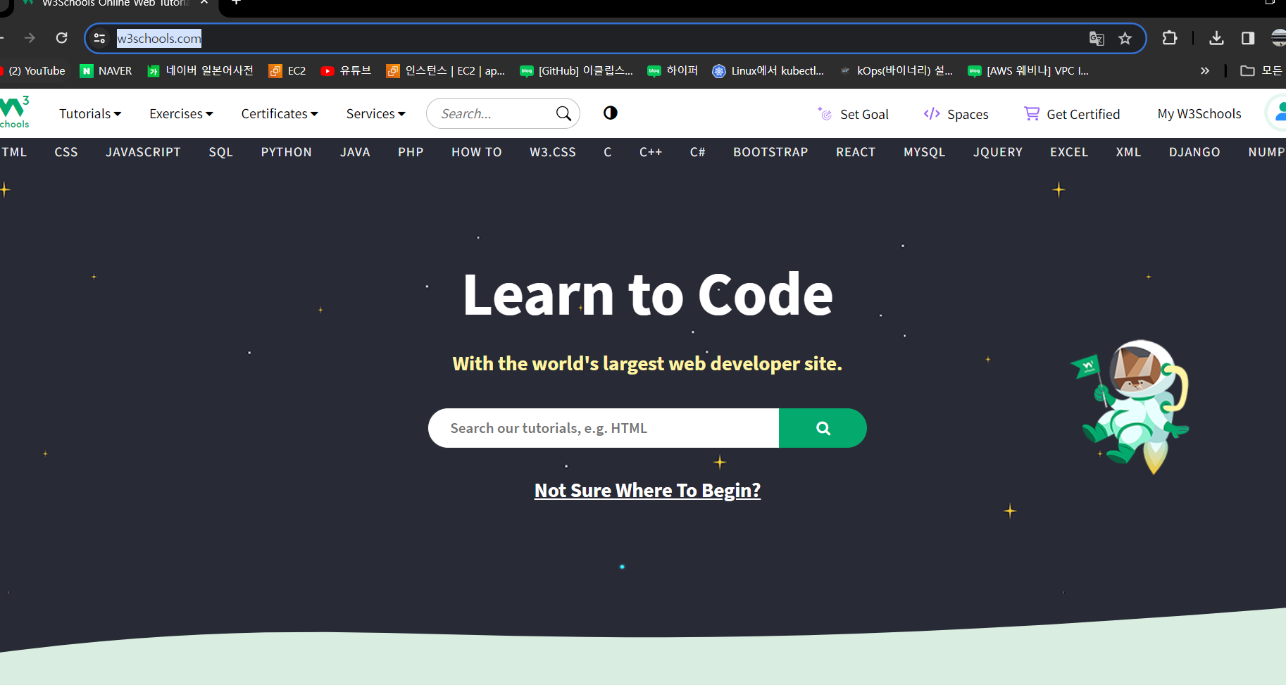W3schools를 이용해서 포트폴리오 페이지 제작/호스팅 + GitHub에 호스팅