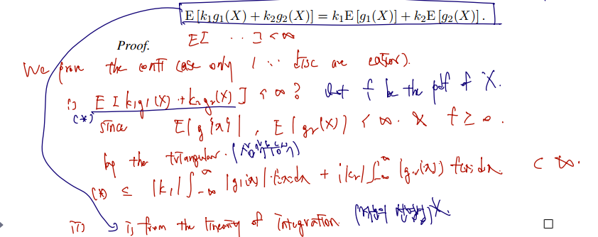 [mathematical Statistics] 1 Expectation Of Random Variable