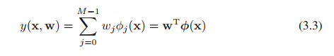 [PRML] 3. Linear Models for Regression (1)