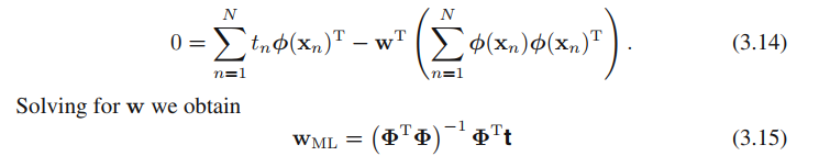 [PRML] 3. Linear Models for Regression (1)