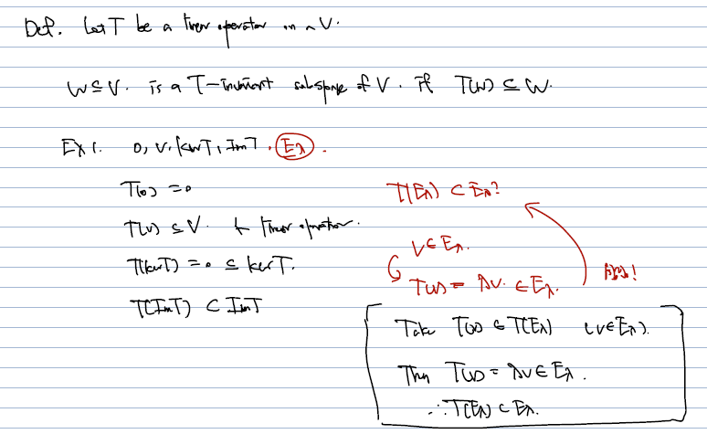 [Linear algebra] 케일리-해밀턴 정리 (1)