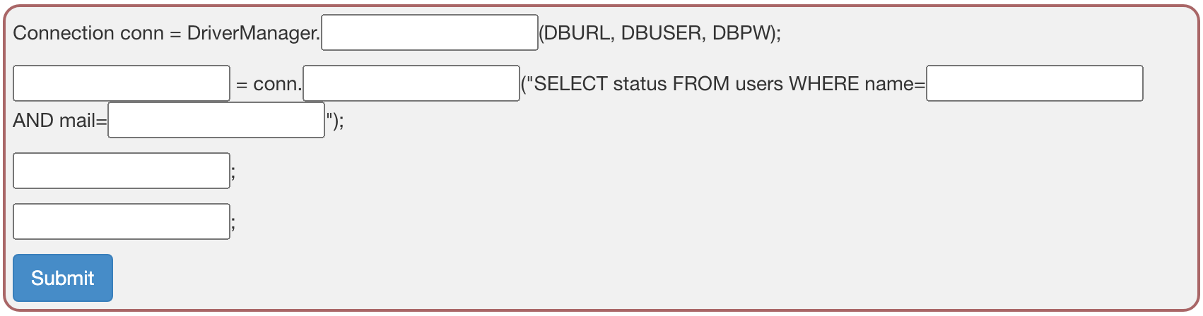 [WebGoat🐐] SQL Injection - mitigation 1