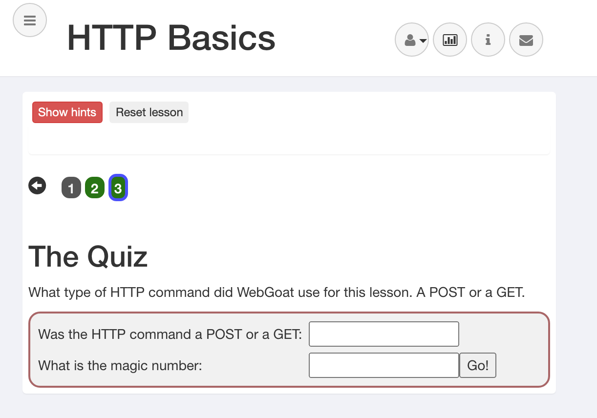 [WebGoat🐐] HTTP Basics & Proxy