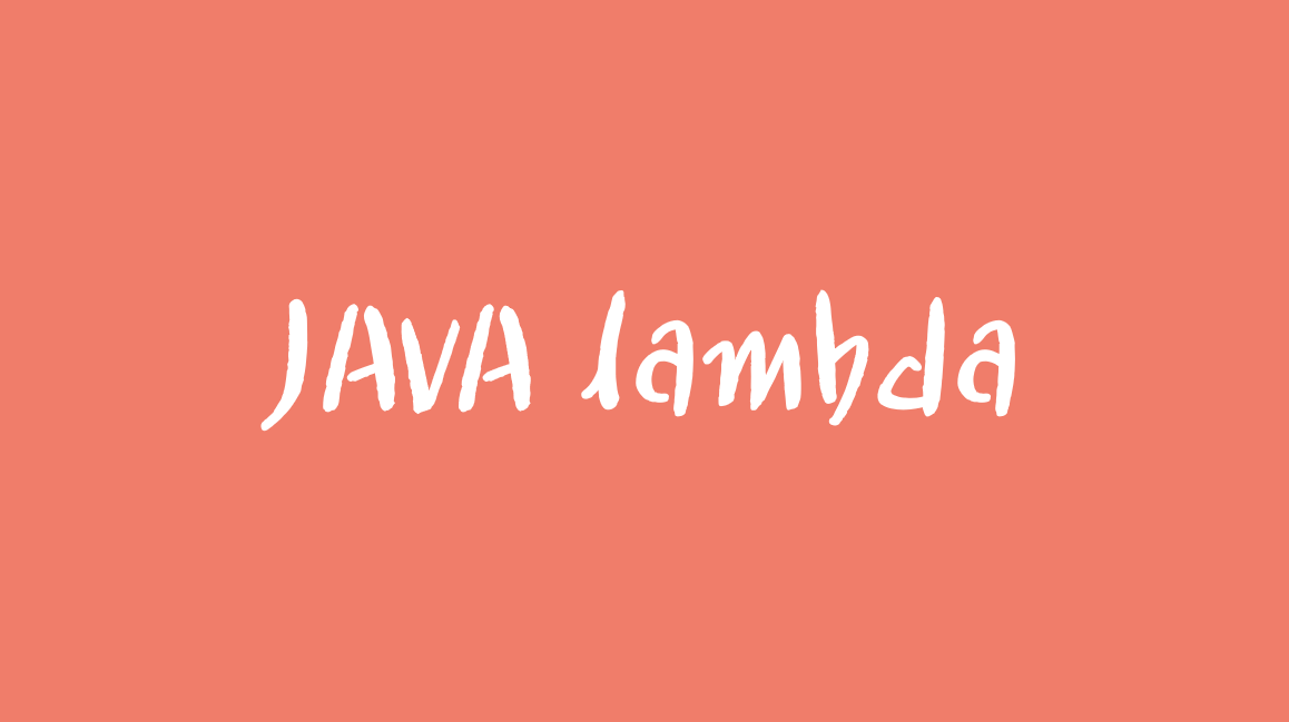 Java 람다식 Lambda Expression