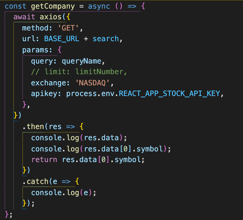 Axios Async Await undefined 반환
