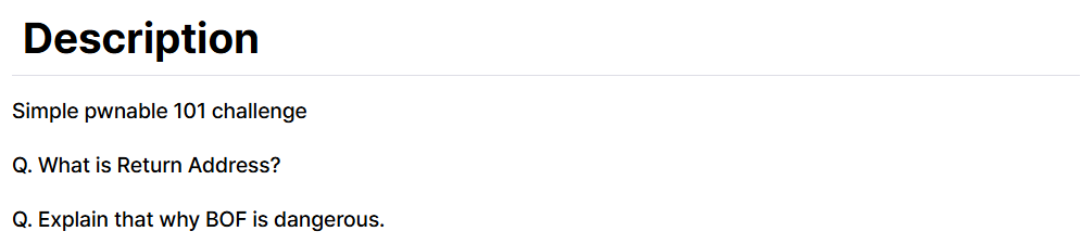 Dreamhack.pwnable - baby-bof