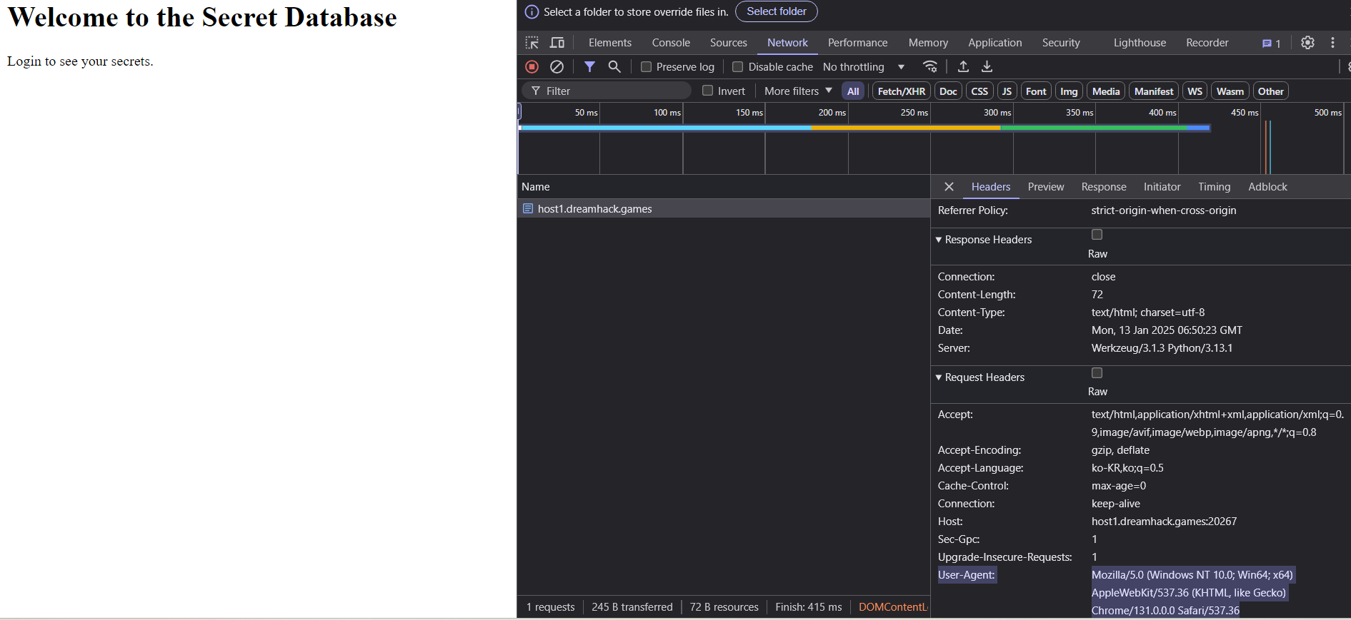 [dreamhack wargame]Find The Lost Flag
