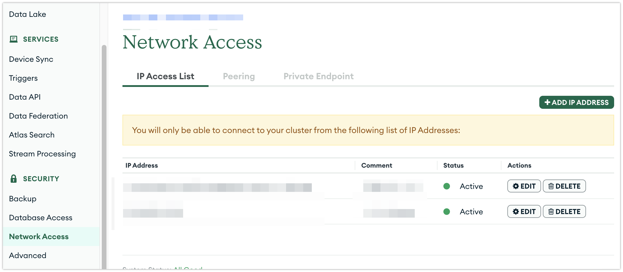 MongoDB 에러(MongoServerSelectionError: Client network socket disconnected before secure TLS ...