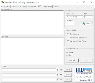 STM32 ETH + LwIP (UDP Echo Server)