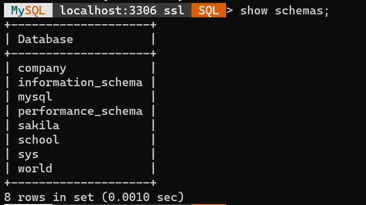 [DB] mysql shell 사용해보기 #1 (스키마, 테이블 생성 및 사용)