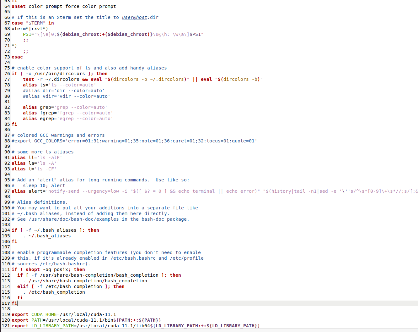 Install CUDA11.1 and PyTorch on Ubuntu20.04