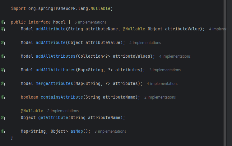 Spring Model 객체 정리