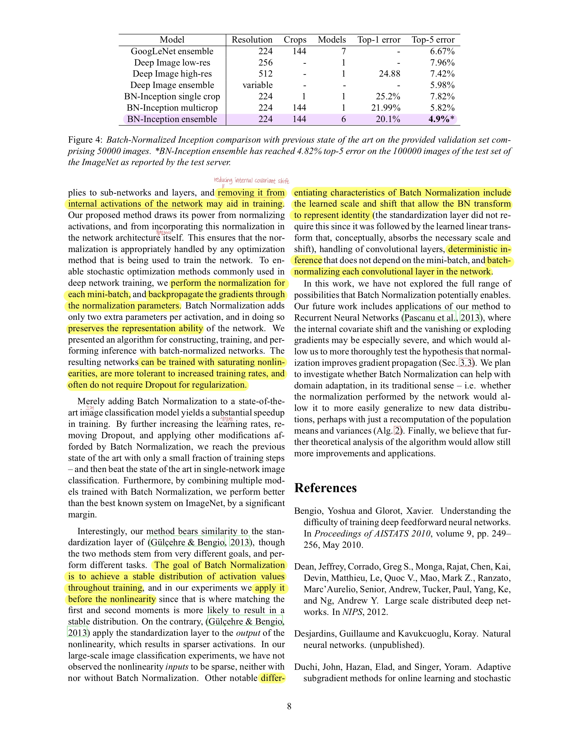 [DL] Batch Normalization: Accelerating Deep Network Training by Reducing Internal Covariate Shift