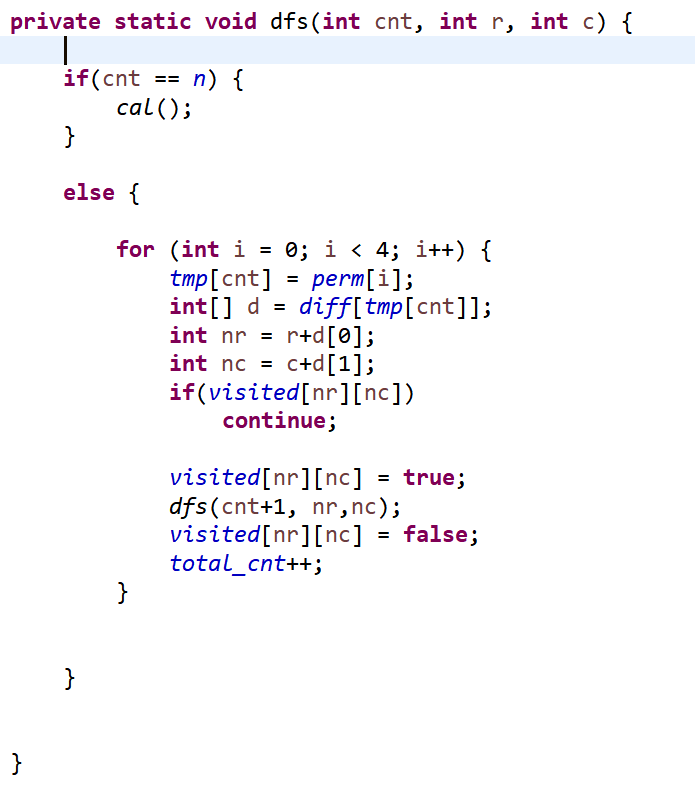 BOJ : 1405 G5 미친로봇