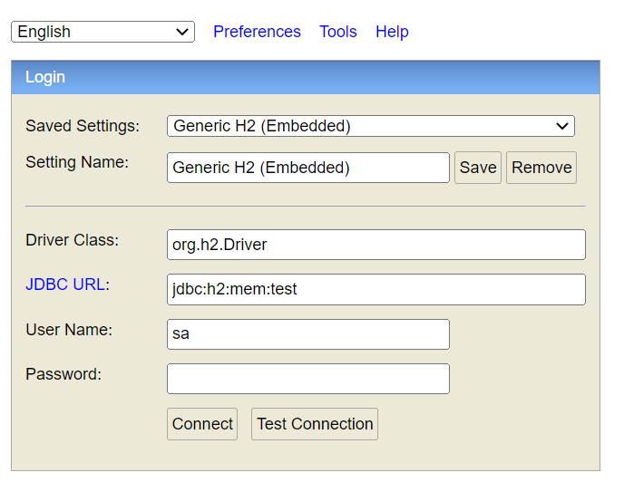 [Spring] h2 데이터베이스와 순수 JDBC