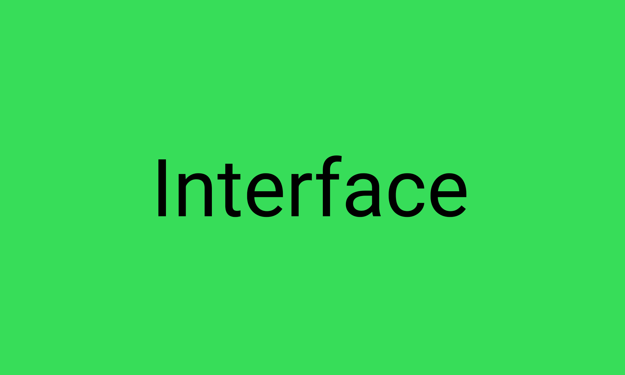  Java Interface