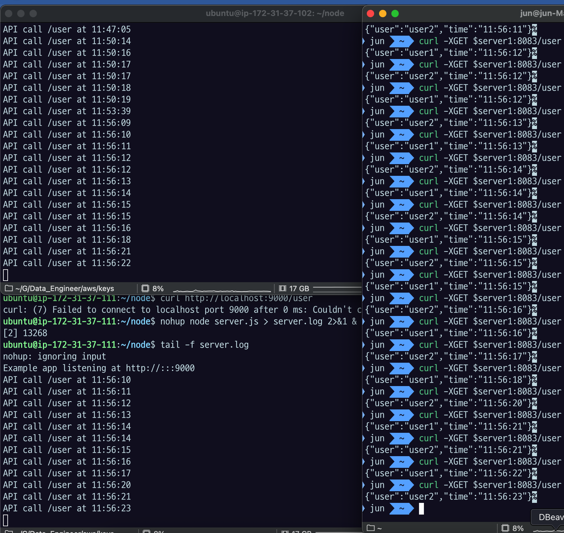[AWS] nginx - Load Balancing
