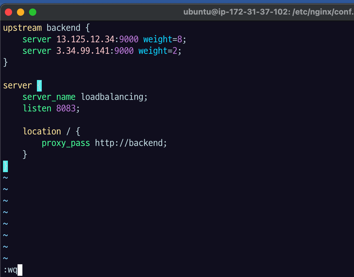 [AWS] nginx - Load Balancing