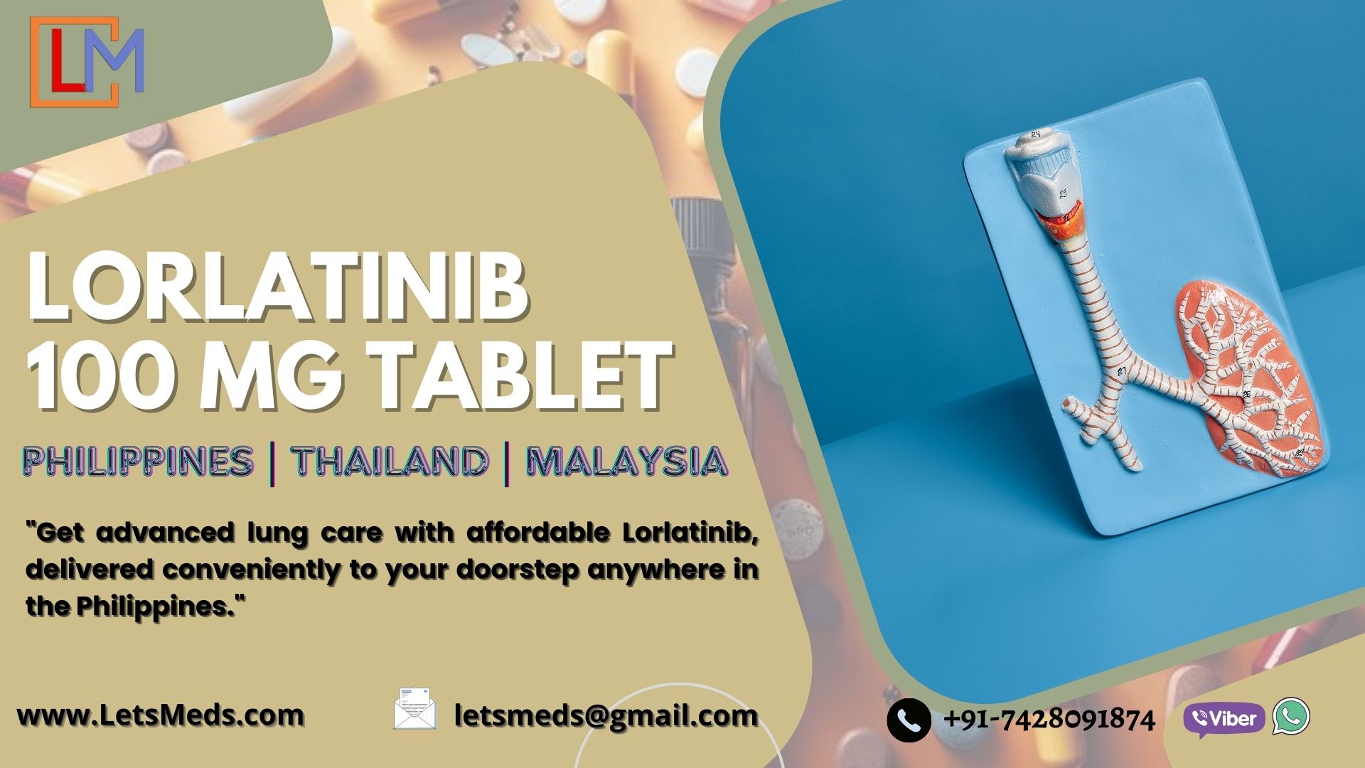 Lorlatinib tablet Online Cost Philippines