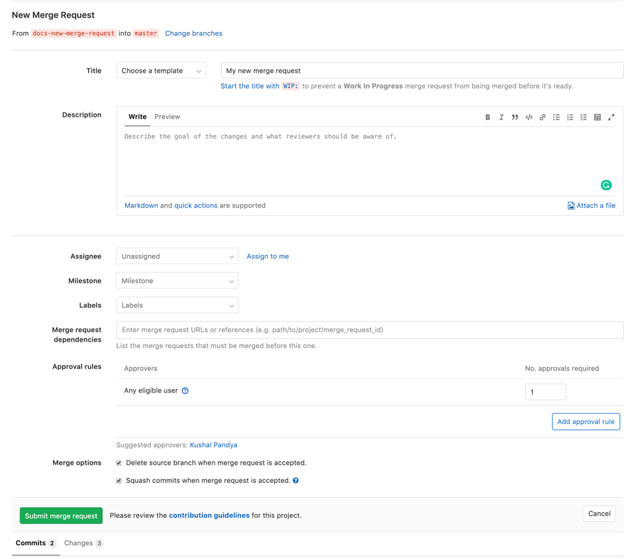 [Gitlab] Merge Request 기능이란?
