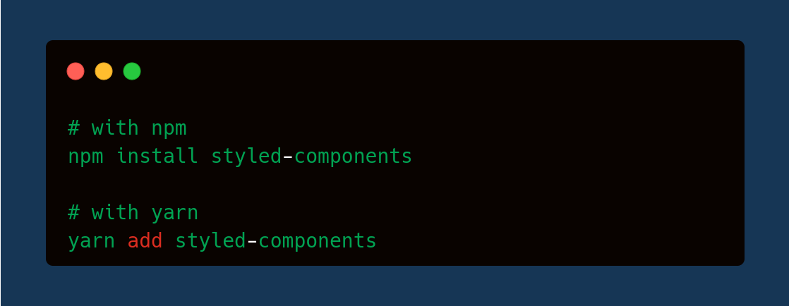 Styled-component 사용하기
