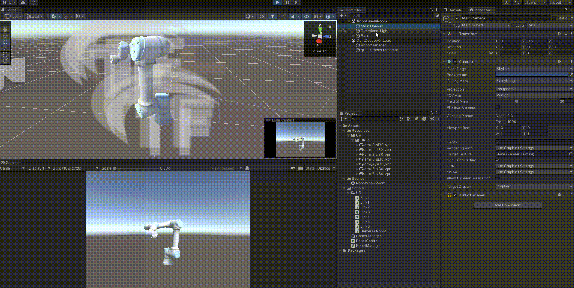 [Robotics] Universal Robot in Unity