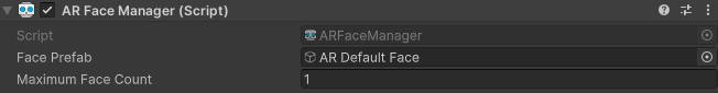 [Unity] AR Face Tracking