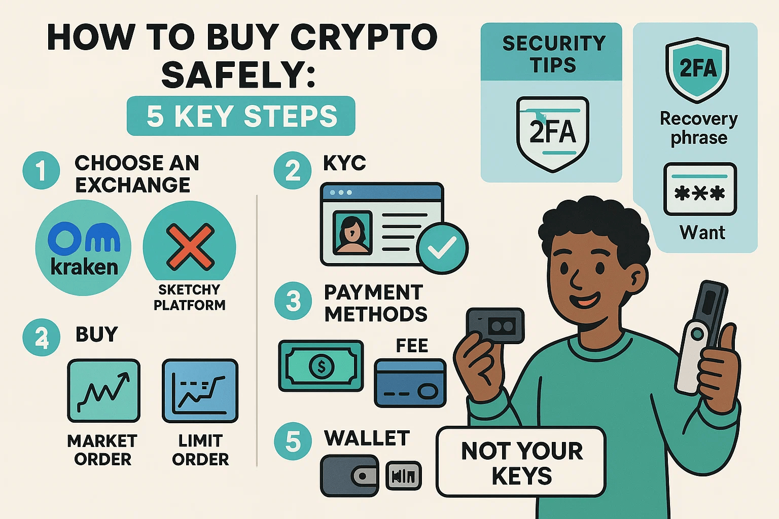 How to Buy Cryptocurrency Safely: A Beginner's Guide