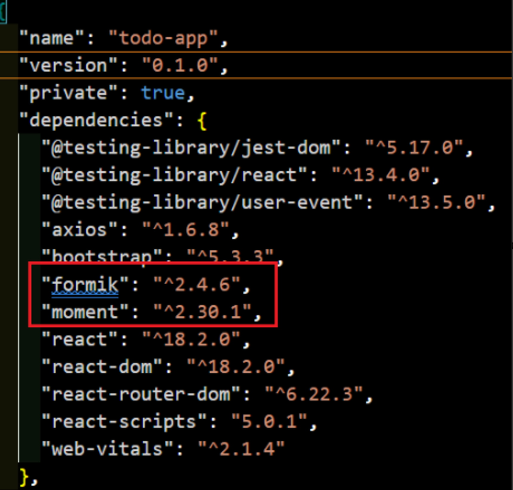Formik 및 Moment를 사용해서 양식 관리- 1