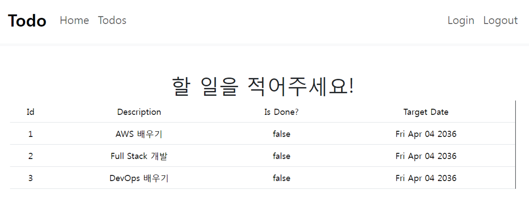 TodoApp에 Bootstrap 적용하기