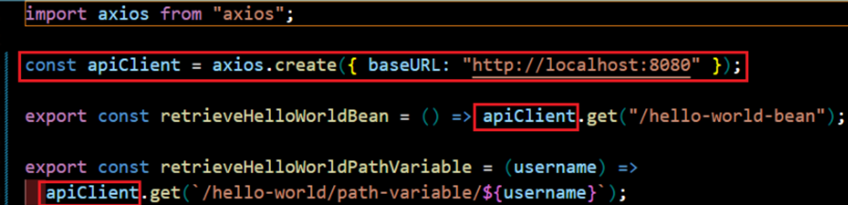 Axios를 사용해서 백엔드 API와 연결