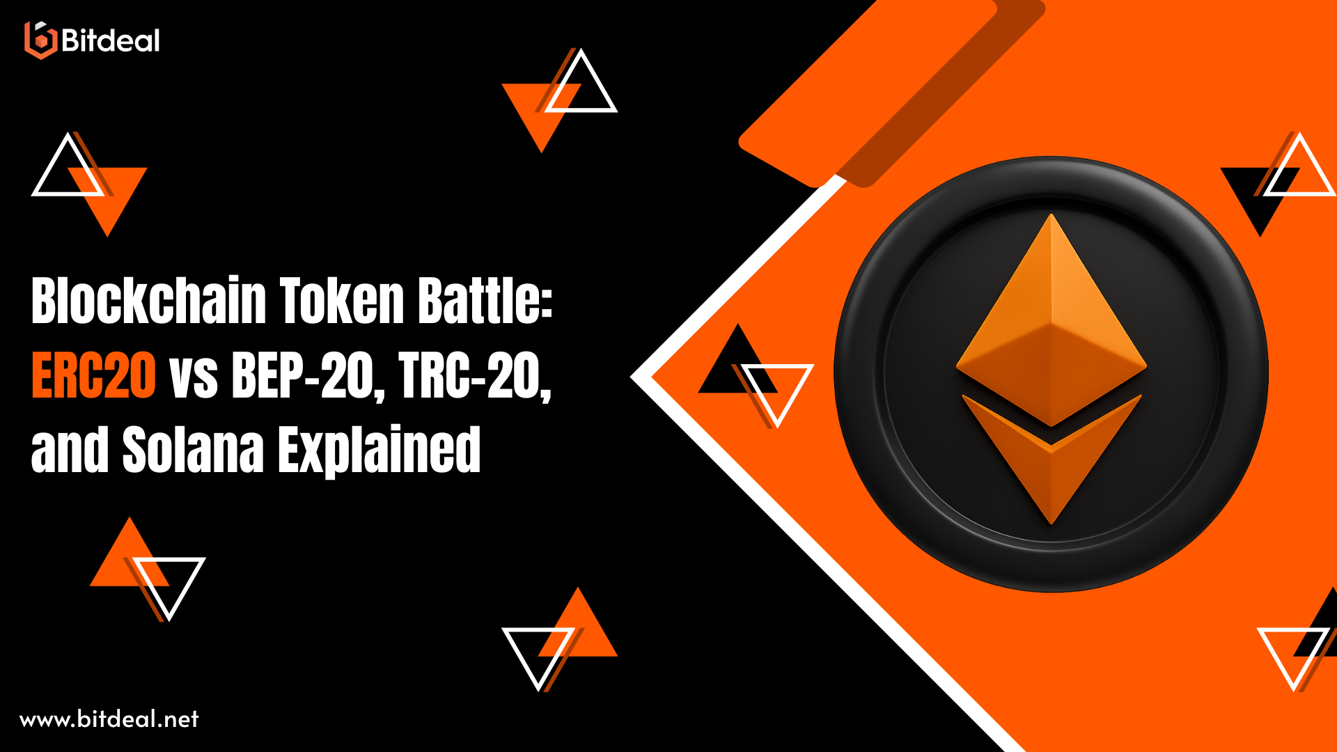 Blockchain Token Battle: ERC20 vs BEP-20, TRC-20, and Solana Explained